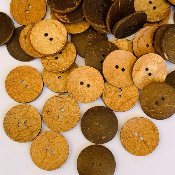 Coconut Shell Button - Etsy