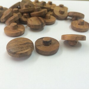 18 Pieces 3/4 Natural Wood Button Organic Buttons - Etsy