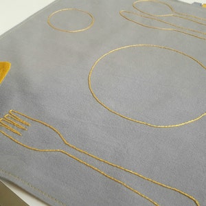 Place Setting Montessori Practical Life, Montessori Placemat for Kids ...