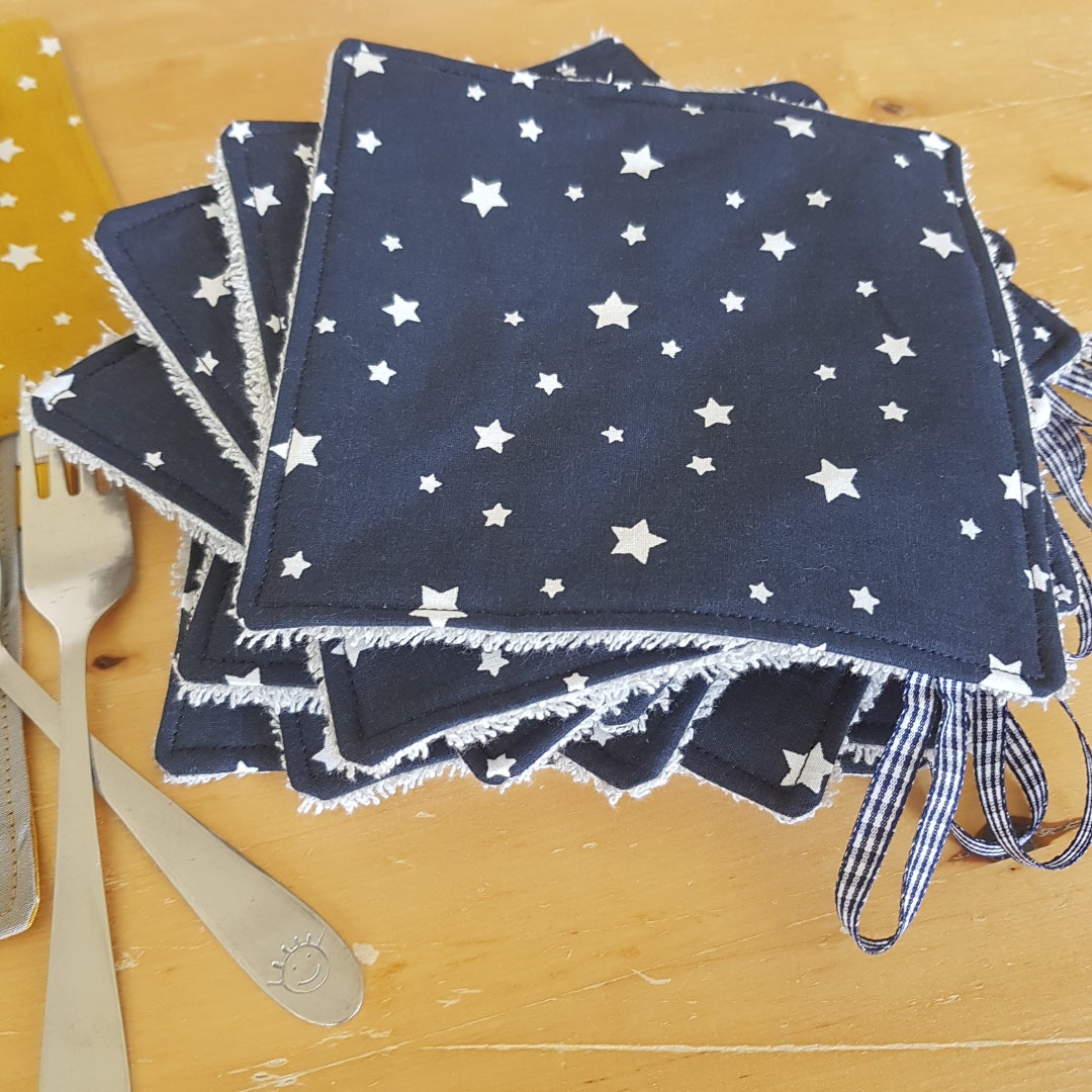 10 Washable Wipes Zero Waste, Cloth Wipes for a Reusable Ecological ...