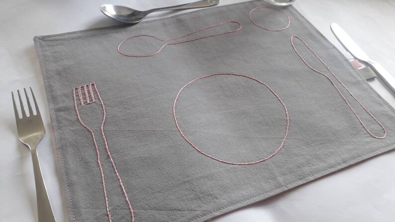 Place Setting Montessori Practical Life Montessori Placemat | Etsy