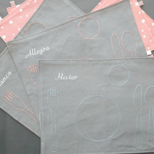 Place Setting Montessori Practical Life Montessori Placemat - Etsy