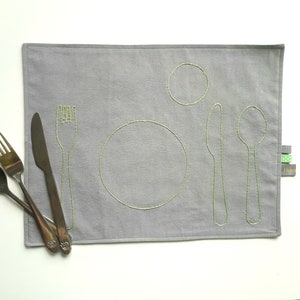 Place Setting Montessori Practical Life, Montessori Placemat for Kids ...