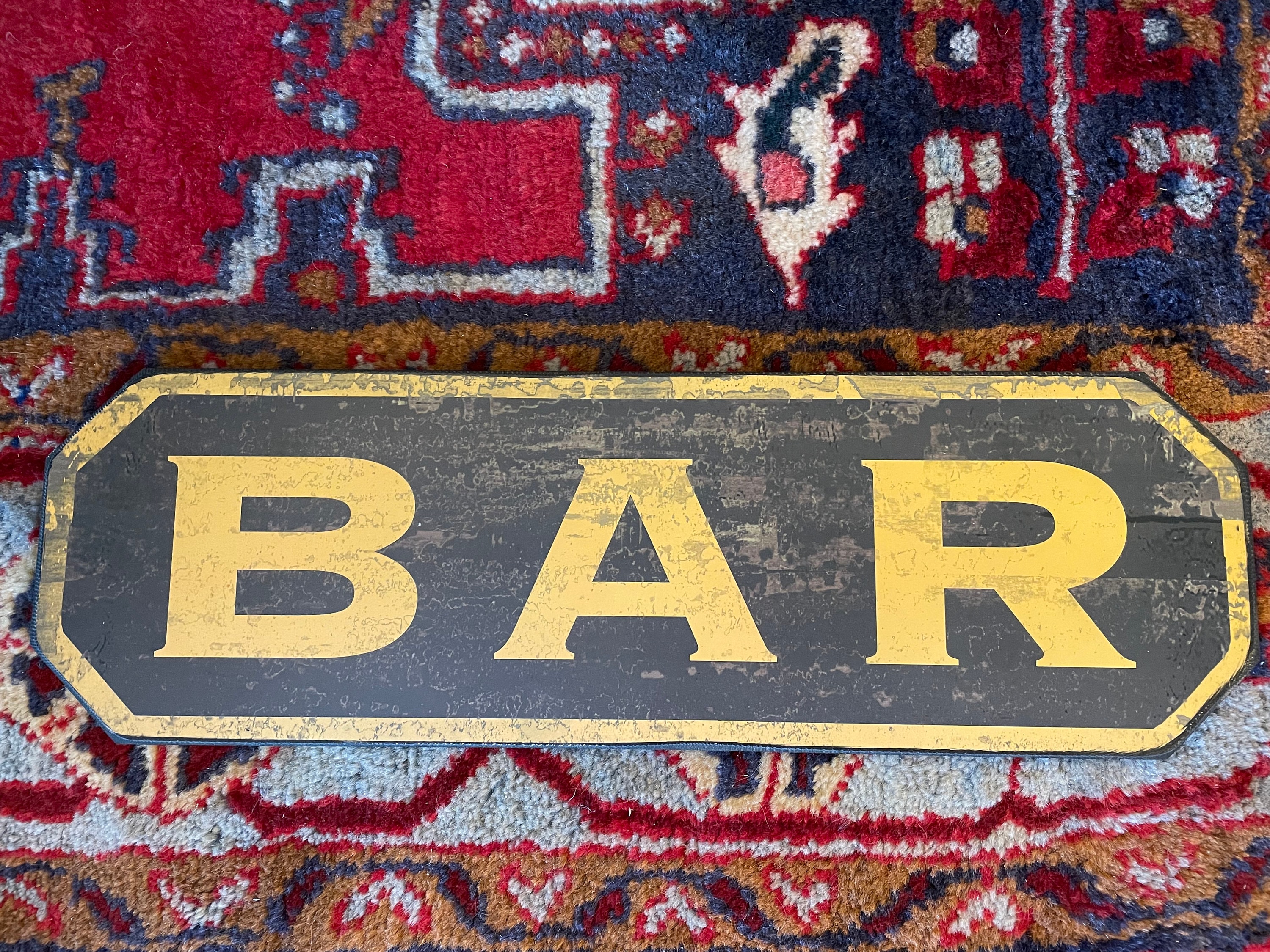 BAR Sign - Etsy