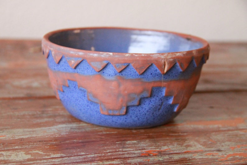 Vintage Native American Pottery Redware Bowl Pre-1930's - Etsy