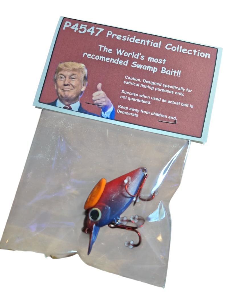 Model 4547 - Limited Edition Donald Trump Fishing Lure. - Etsy