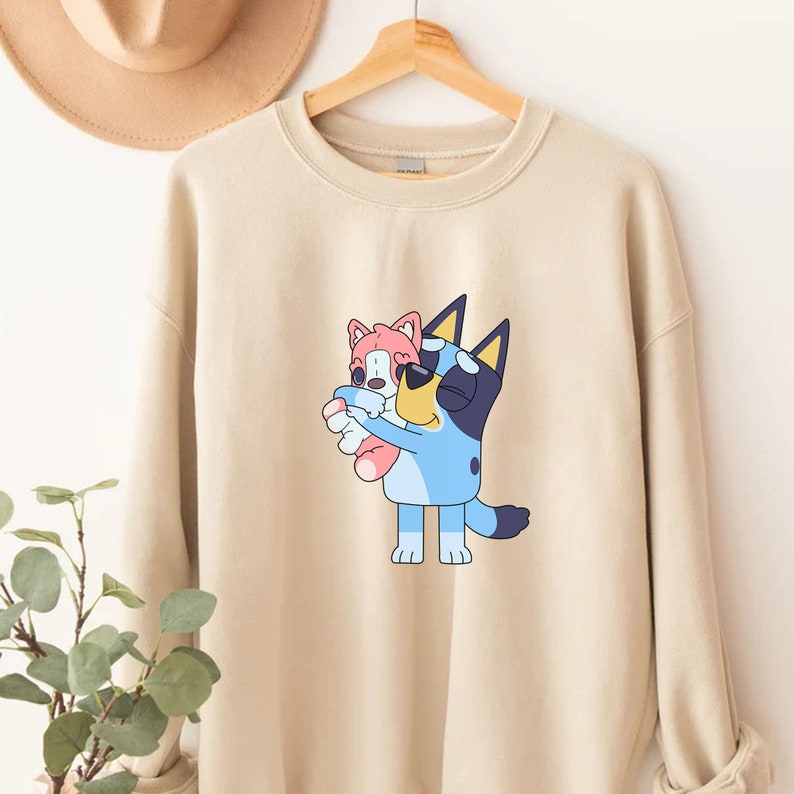 Cute Blue Dog and Friends Couple PNG, Blue Dog Day Png, Happy Blue Dog ...