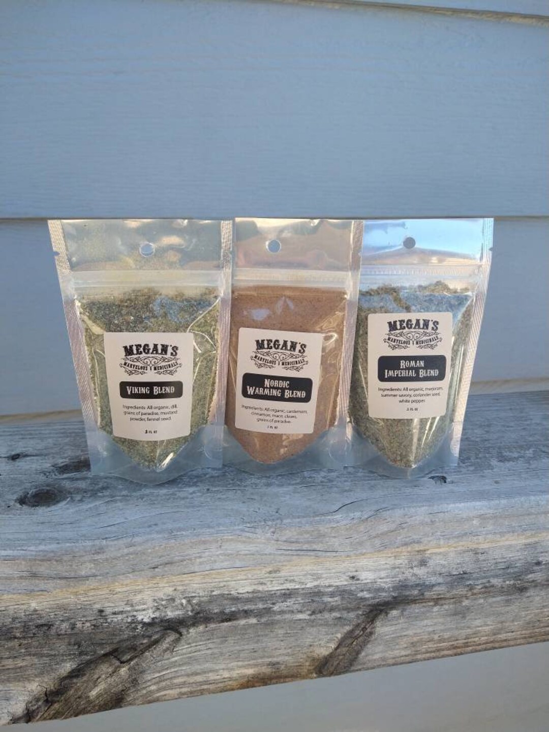 Medieval Spice Mix Gift Set Set of 3 Culinary Herbs Grains - Etsy