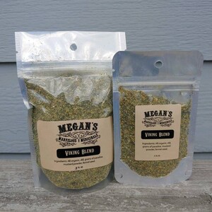 Viking Blend Medieval Mix Culinary Herbs Dill Grains of | Etsy