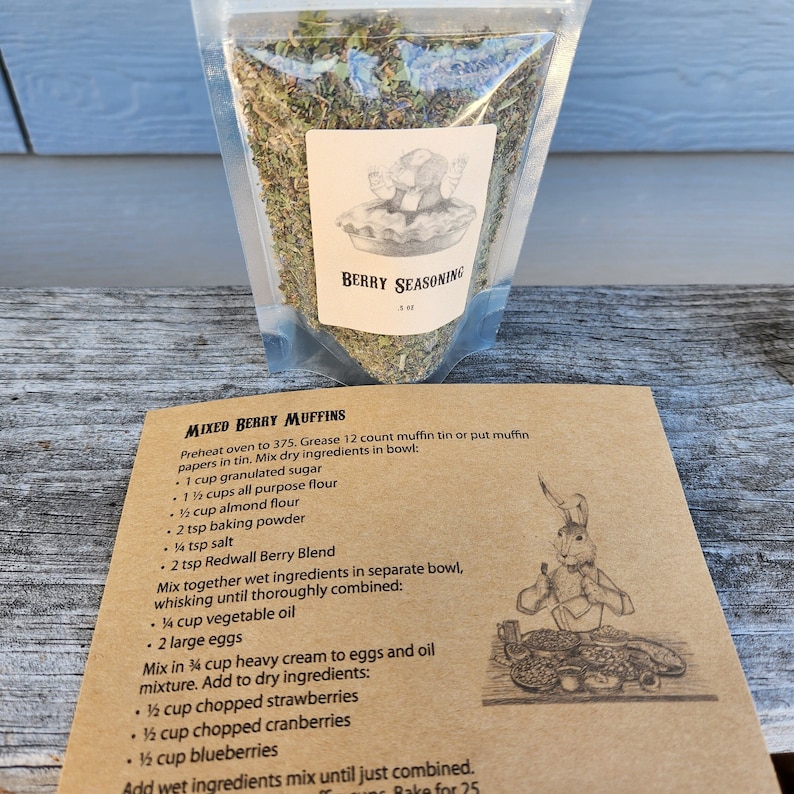 Redwall-inspired Spice Set – 5 Fantasy Cooking Blends With Recipe Cards ...