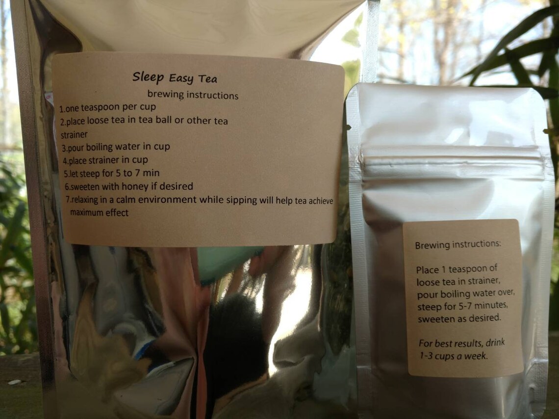 Sleep Easy Tea Hops Flowers Lemon Balm Chamomile Lavender - Etsy