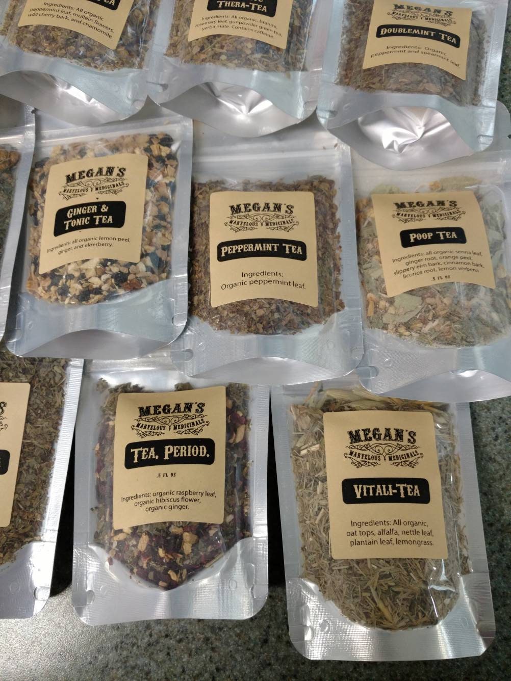 Choose Your Own Tea Sample Set 5 Teas Sample Size Organic - Etsy Canada