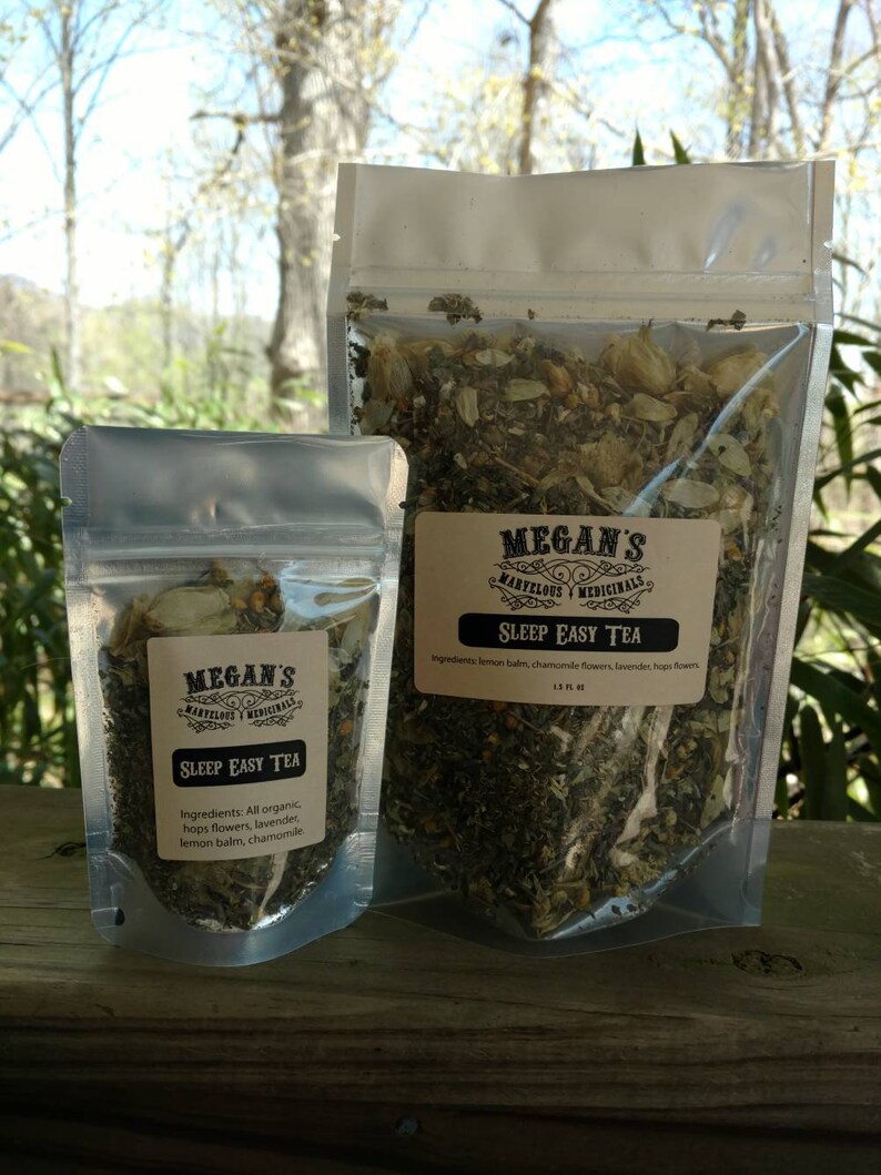 Sleep Easy Tea Hops Flowers Lemon Balm Chamomile Lavender - Etsy