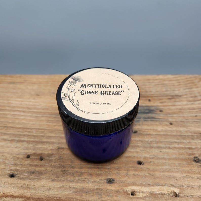 Mentholated "goose Grease" Balm – Outlander Inspired Botanical Cooling ...
