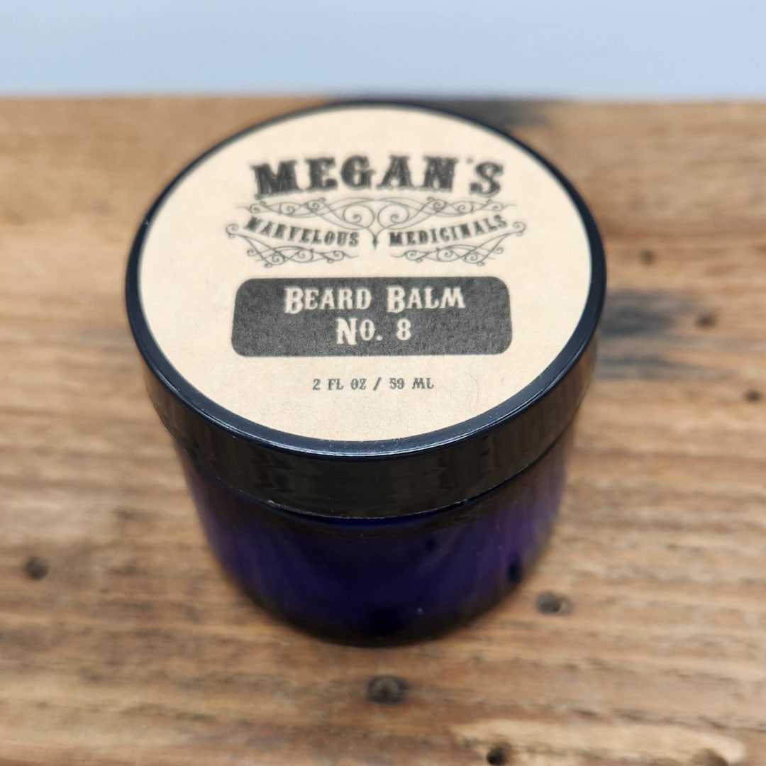 Beard Balm No. 8, Smooth, Shape, Hold, Shine, Moisture. - Etsy