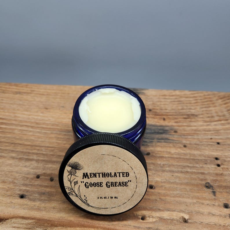 Mentholated "goose Grease" Balm – Outlander Inspired Botanical Cooling ...