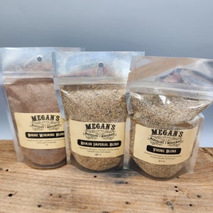 Medieval Spice Mix Gift Set, Set of 3, Culinary Herbs, Grains of ...