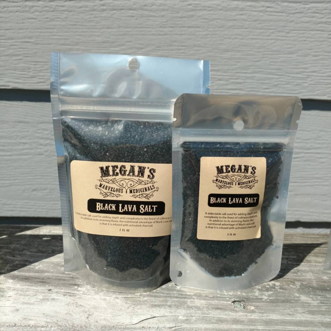 Black Lava Salt, Culinary Salt, Black Lava Salt, Activated Charcoal ...