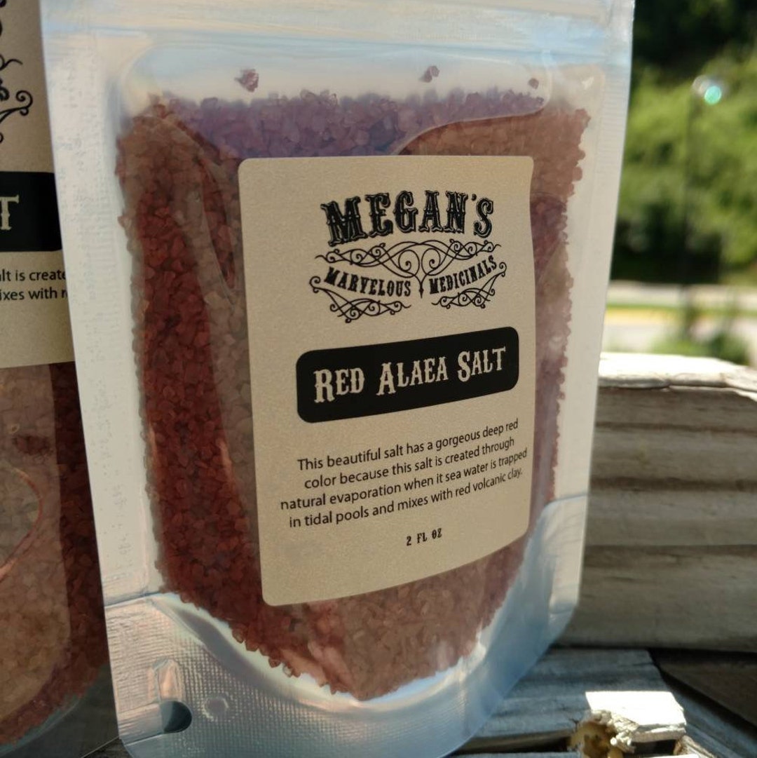 Red Alaea Salt Culinary Salt Sea Salt Hawaiian for Food - Etsy