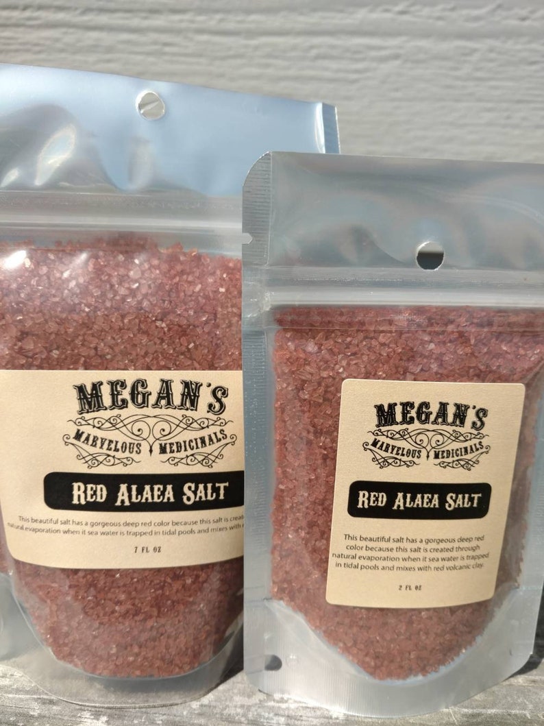 Red Alaea Salt Culinary Salt Sea Salt Hawaiian for Food | Etsy