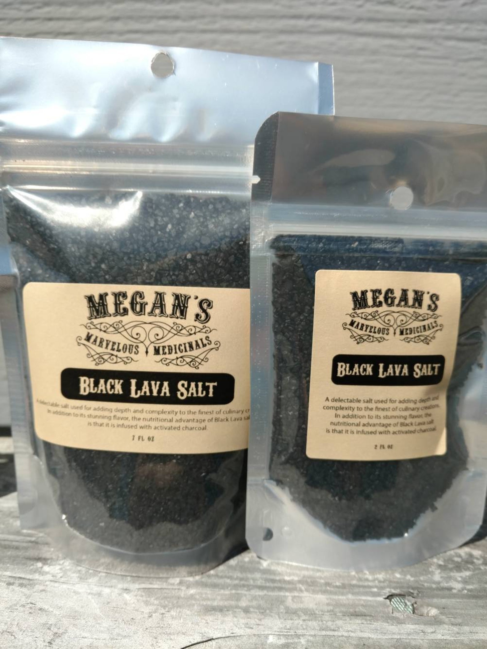 Black Lava Salt Culinary Salt Black Lava Salt Activated - Etsy