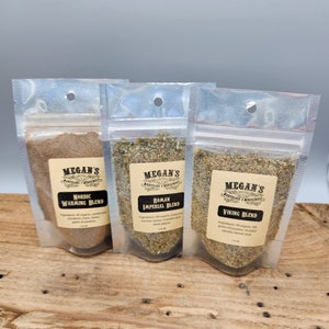Medieval Spice Mix Gift Set, Set of 3, Culinary Herbs, Grains of ...