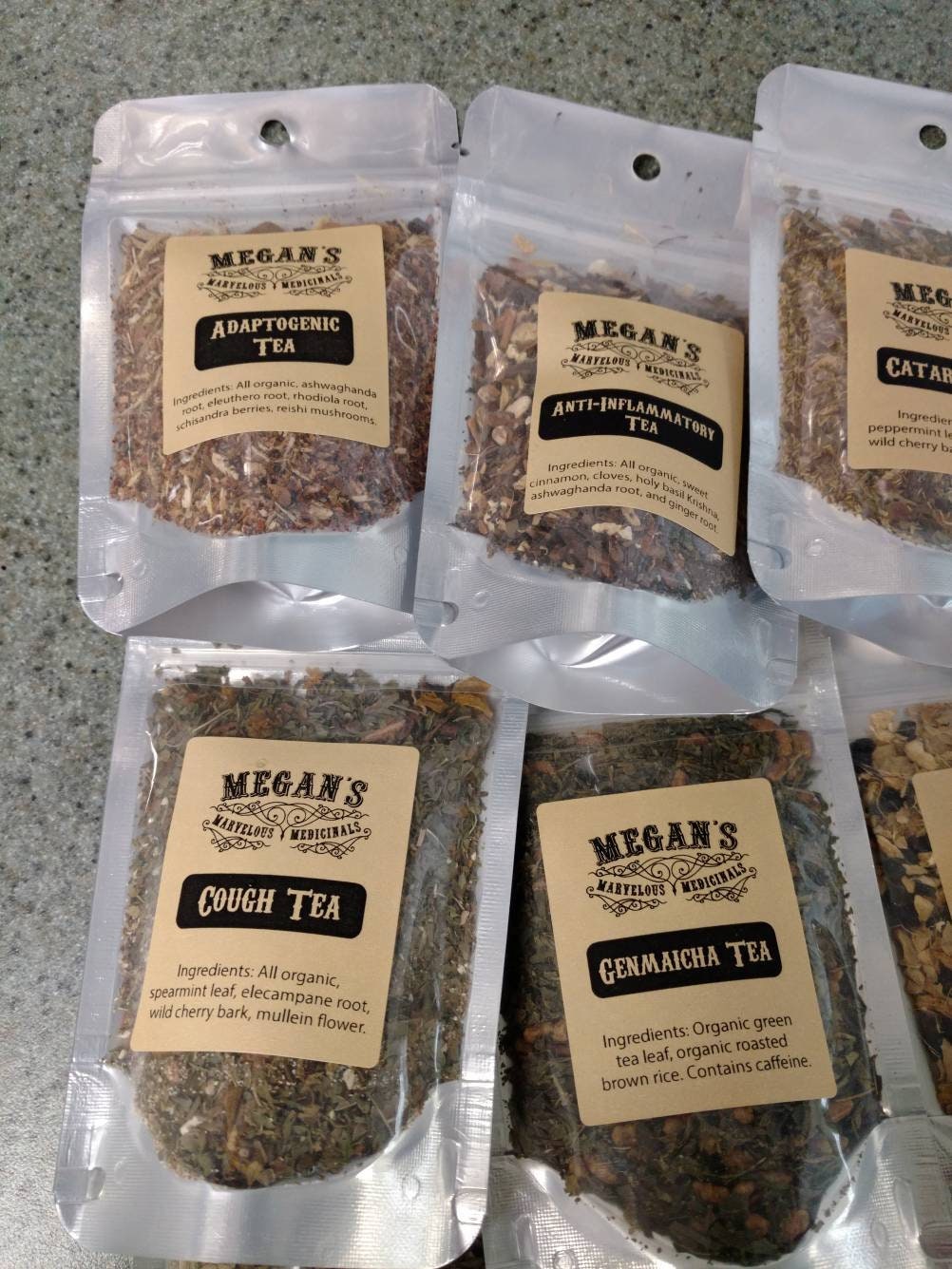 Choose Your Own Tea Sample Set 5 Teas Sample Size Organic - Etsy Canada