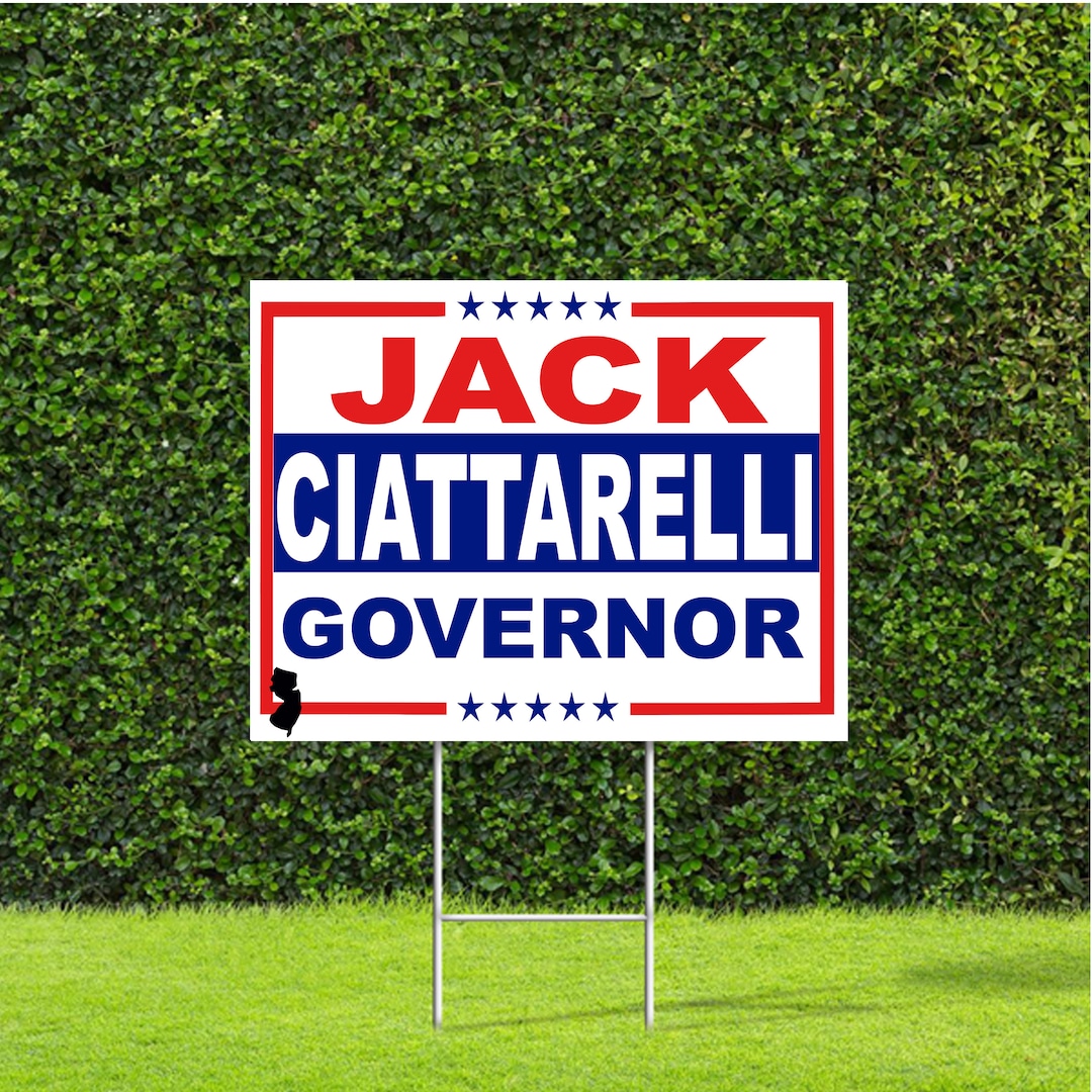 Jack Ciattarelli New Jersey Governor Election Race Red White & Blue ...