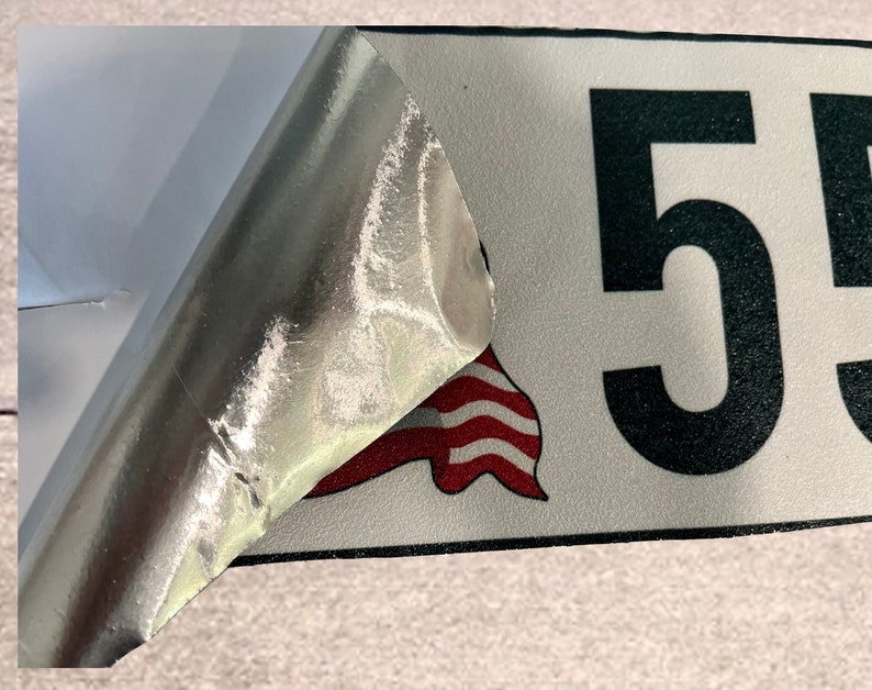 Custom Image Address Curb Number Address Self Adhesive Very Durable ...