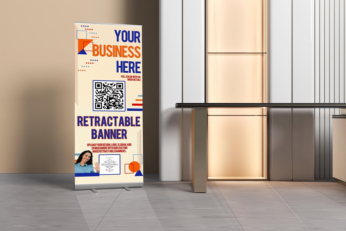 Custom Retractable Roll up Banner, Carrying Case Included, Great for ...