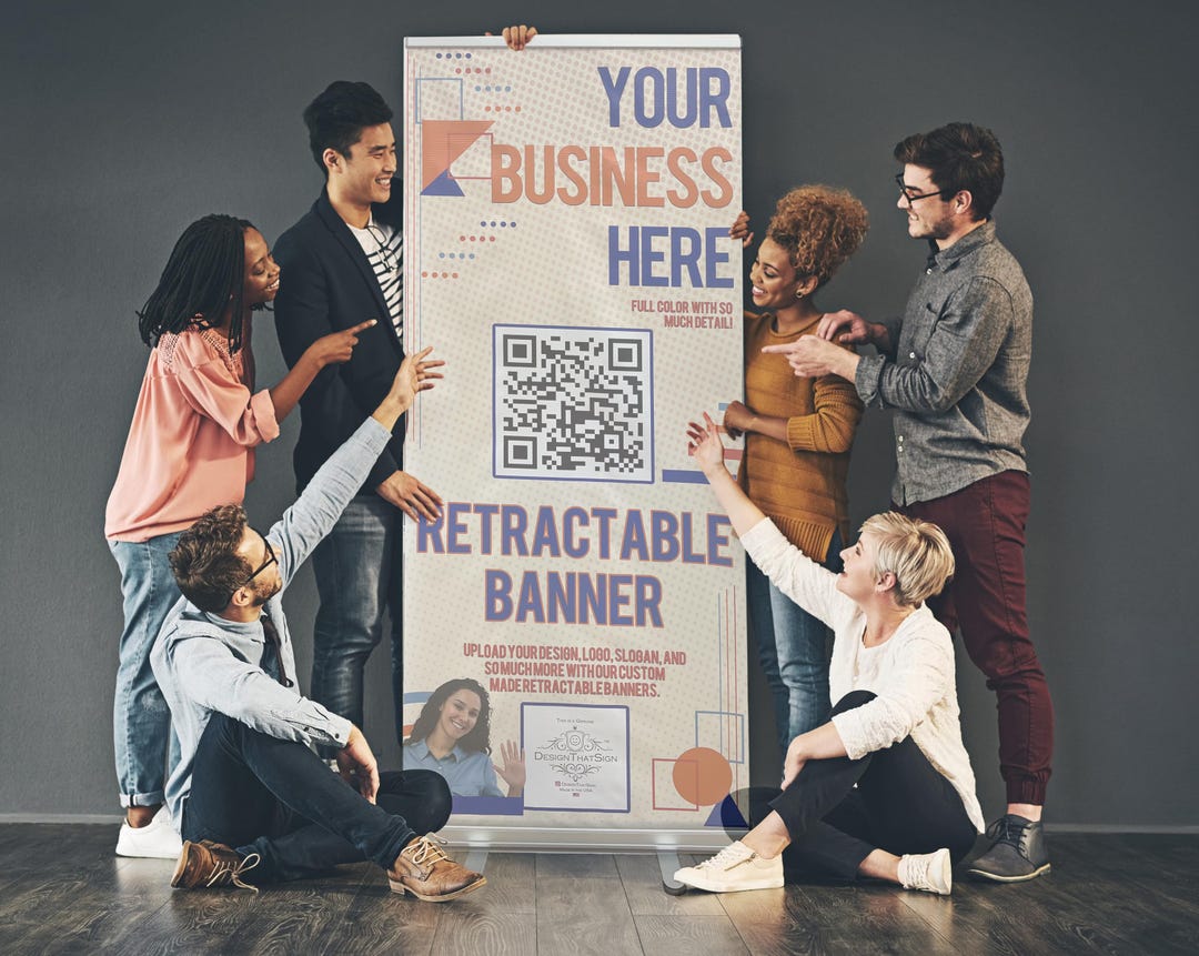 Custom Retractable Roll up Banner, Carrying Case Included, Great for ...