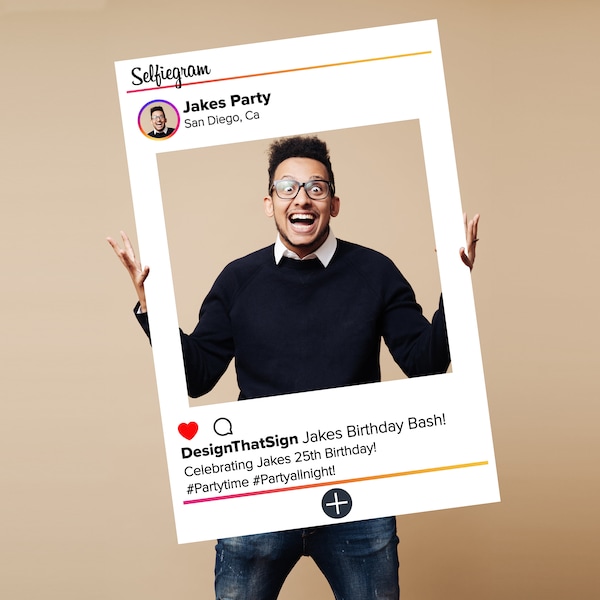 Custom Instagram Photo Frame - Etsy