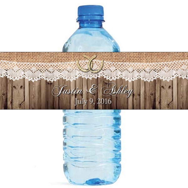 Rustic Wedding Label - Etsy