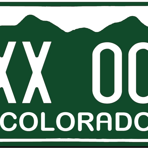 Colorado License Plates - Etsy