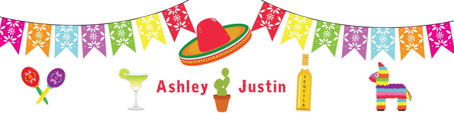 Mexican Fiesta Wedding / Birthday Water Bottle Labels Great - Etsy