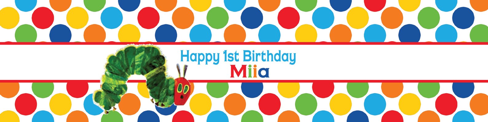 Caterpillar Theme Water Bottle Labels Celebrations Birthday | Etsy