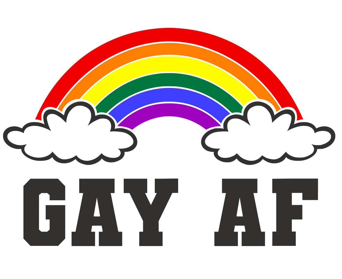 Gay AF 18x22 Large Yard Sign Great for Pride LGBTQ - Etsy