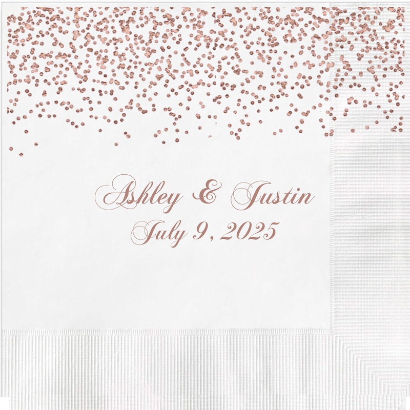 Rose Gold Confetti - Etsy