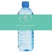 Modern Mint Wedding Water Bottle Labels Great for Engagement - Etsy
