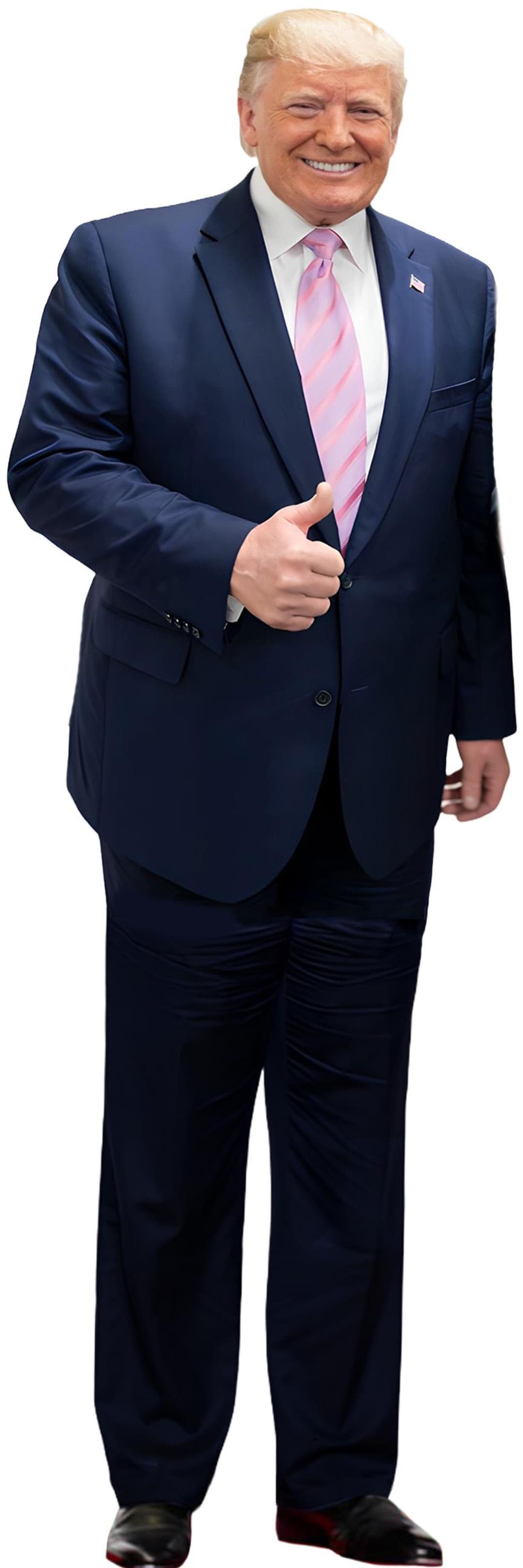 Life Size Cutout of Donald Trump 6 Foot Tall Standing Trump Printed on ...