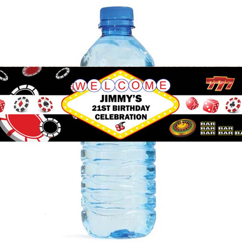 Party Water Bottle - Etsy