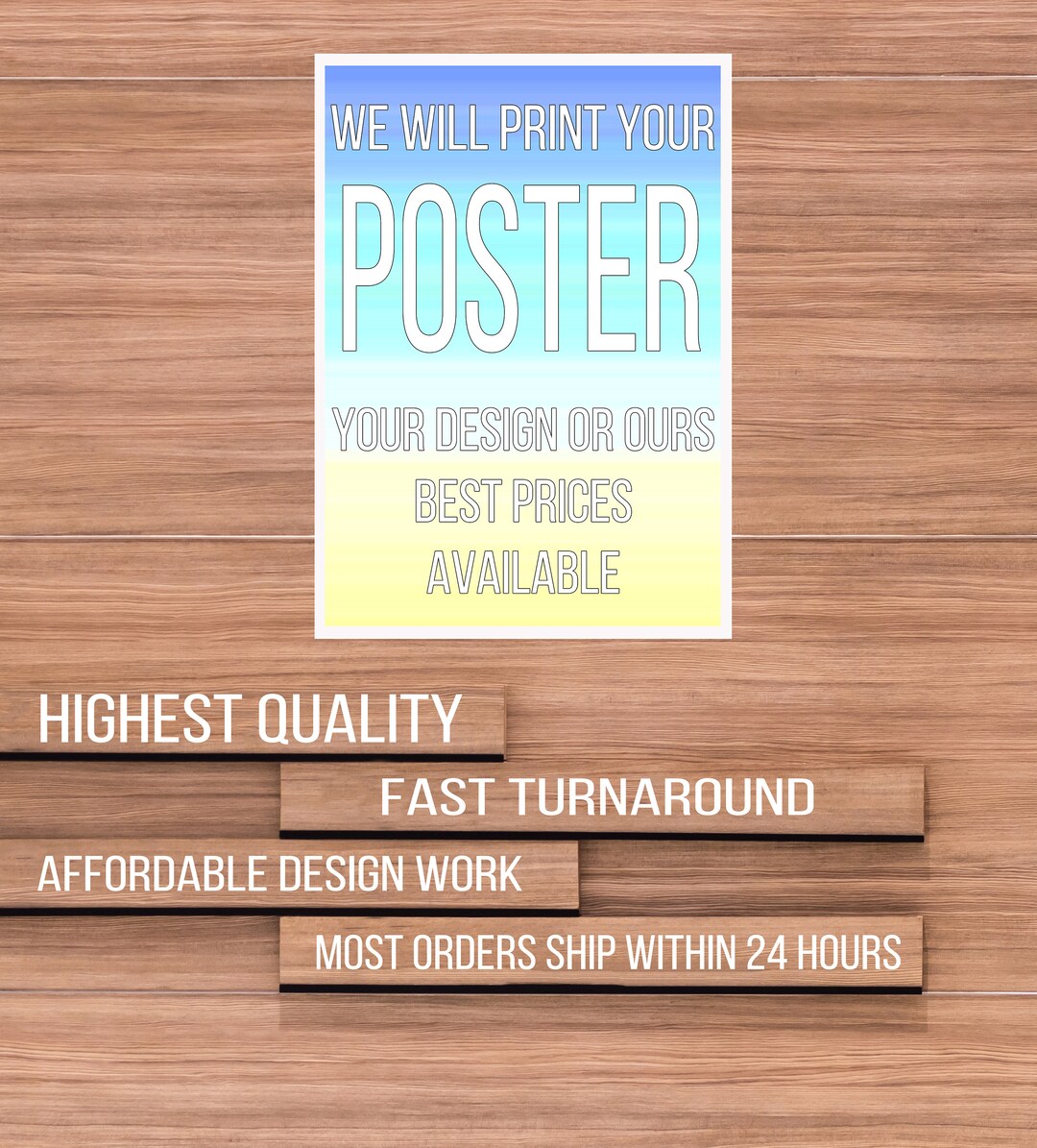Poster Printing Service for YOU! Design Services Available or Completed ...