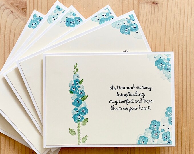 6 Handmade Sympathy Cards. Blank Sympathy Greeting Card Set - Etsy