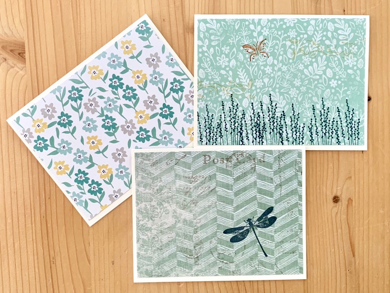 10 Blank Handmade Greeting Cards. All Occasion Cards. - Etsy