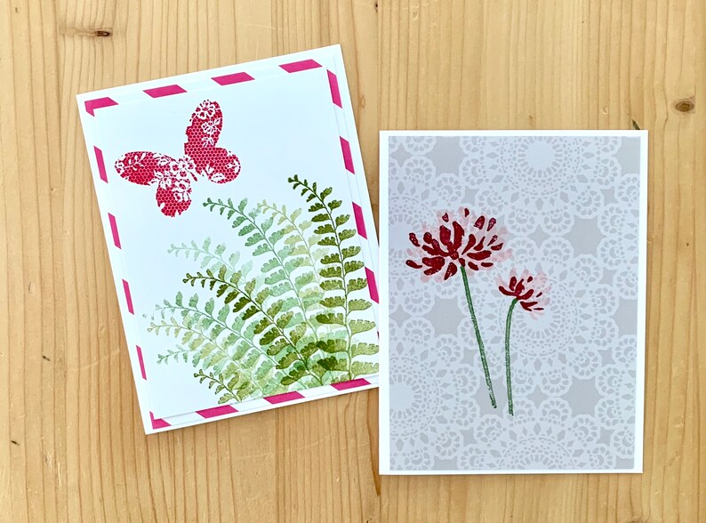10 Blank Handmade Greeting Cards. All Occasion Cards. - Etsy