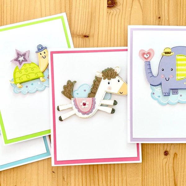 Handmade Baby Card - Etsy