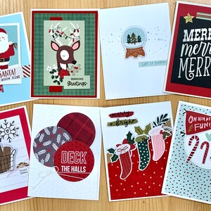 Handmade Christmas Cards. Set of 10 Holiday Greeting Cards - Etsy