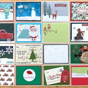 Handmade Christmas Cards. Set of 10 Holiday Greeting Cards - Etsy