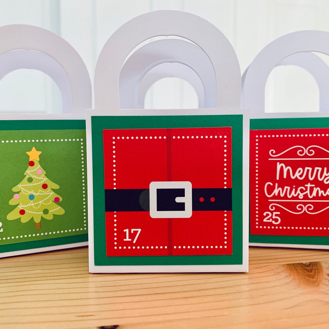 25 Days of Christmas Countdown Goodie Bags. Advent Calendar. Christmas ...