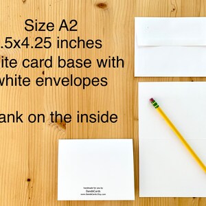 Blank Beach Cards, Handmade Set of 5. Beach Vacation Note Cards - Etsy